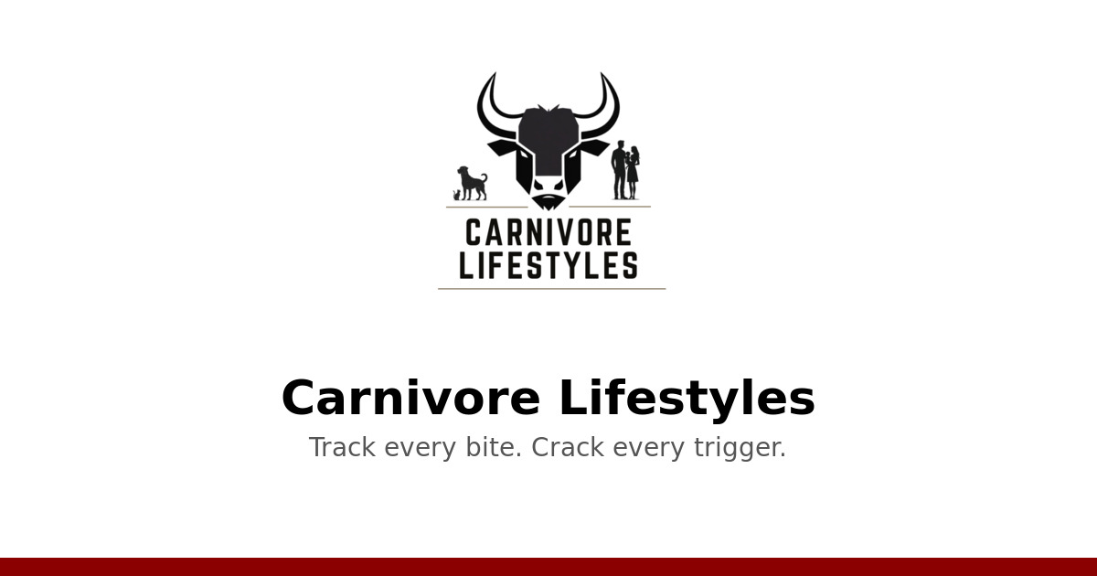 Carnivore Lifestyles Tracking App for Humans & Pets | End Guesswork